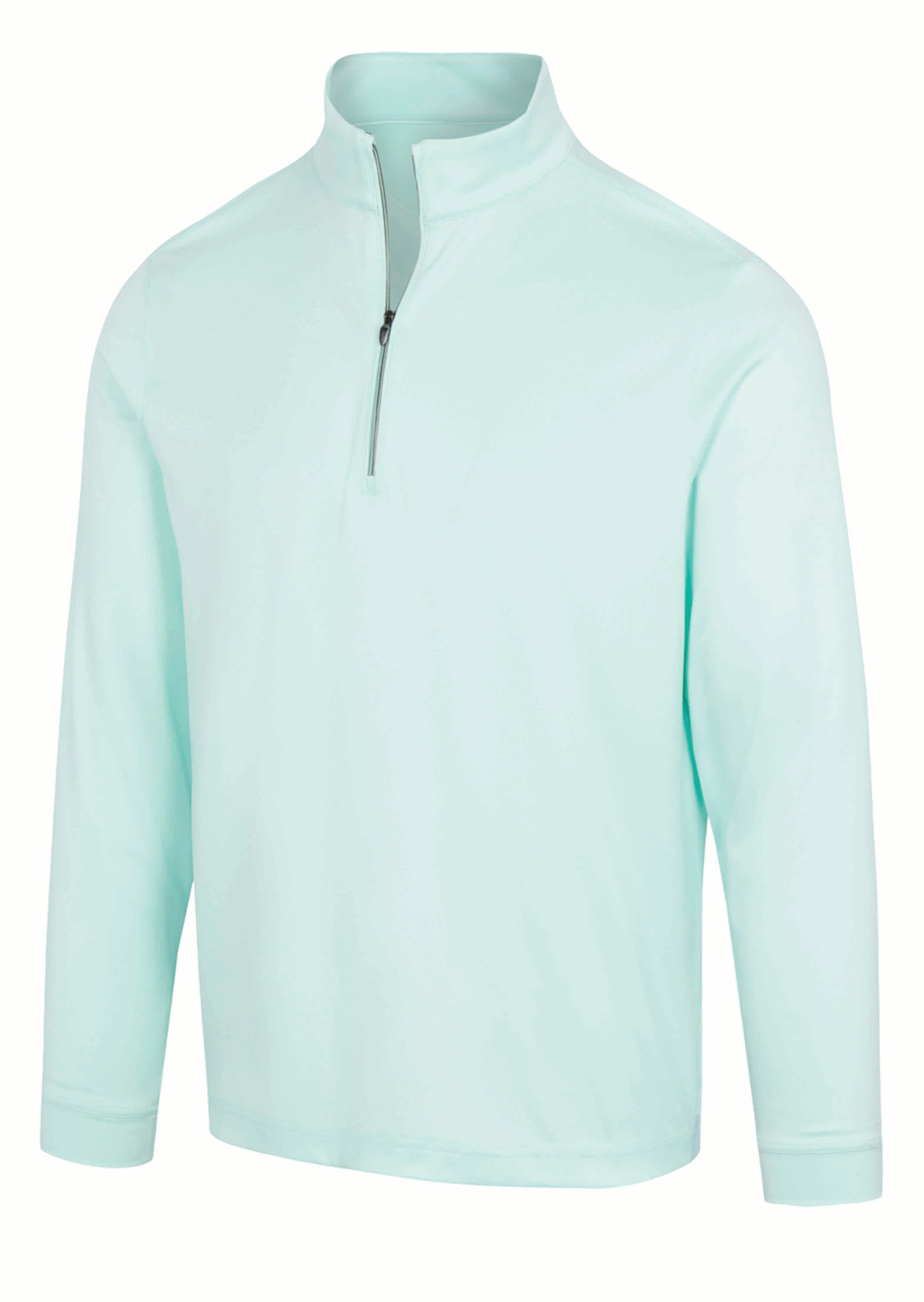 Gerg Norman Mint Clubhouse 1/4 Zip Golf Pullover