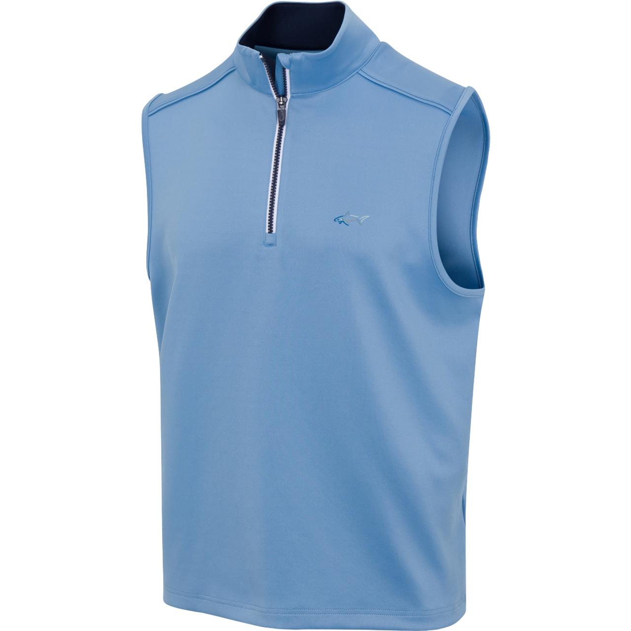 Coastal Tech Golf Vest – Stretch, Midweight Layer Light Blue