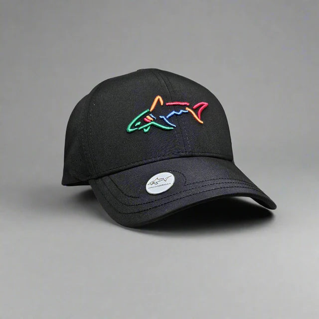 Meta Title: Greg Norman Golf Cap with Marker – Breathable, Magnetic